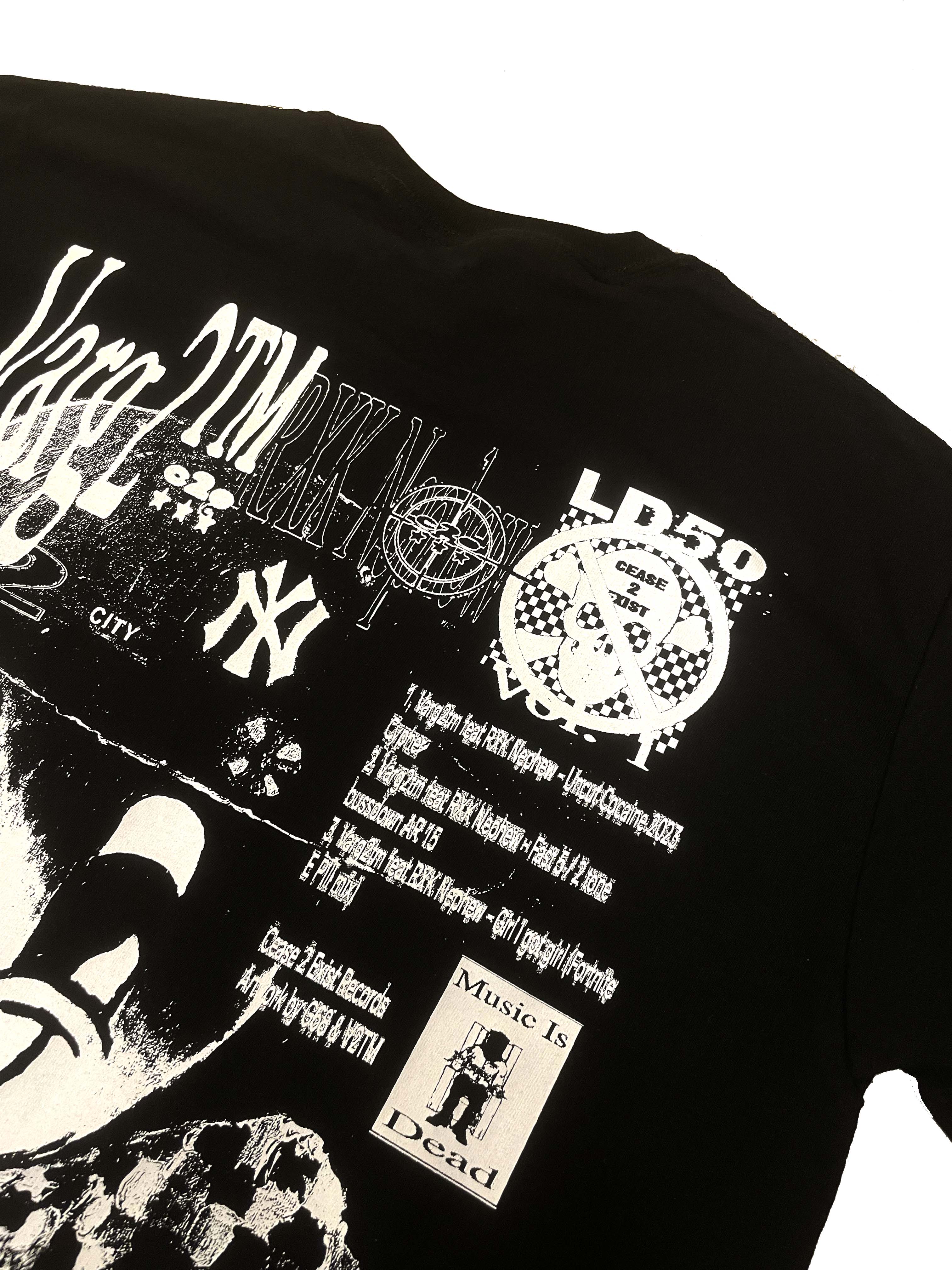 B/W LD50 T-Shirt – Cease 2 Exist